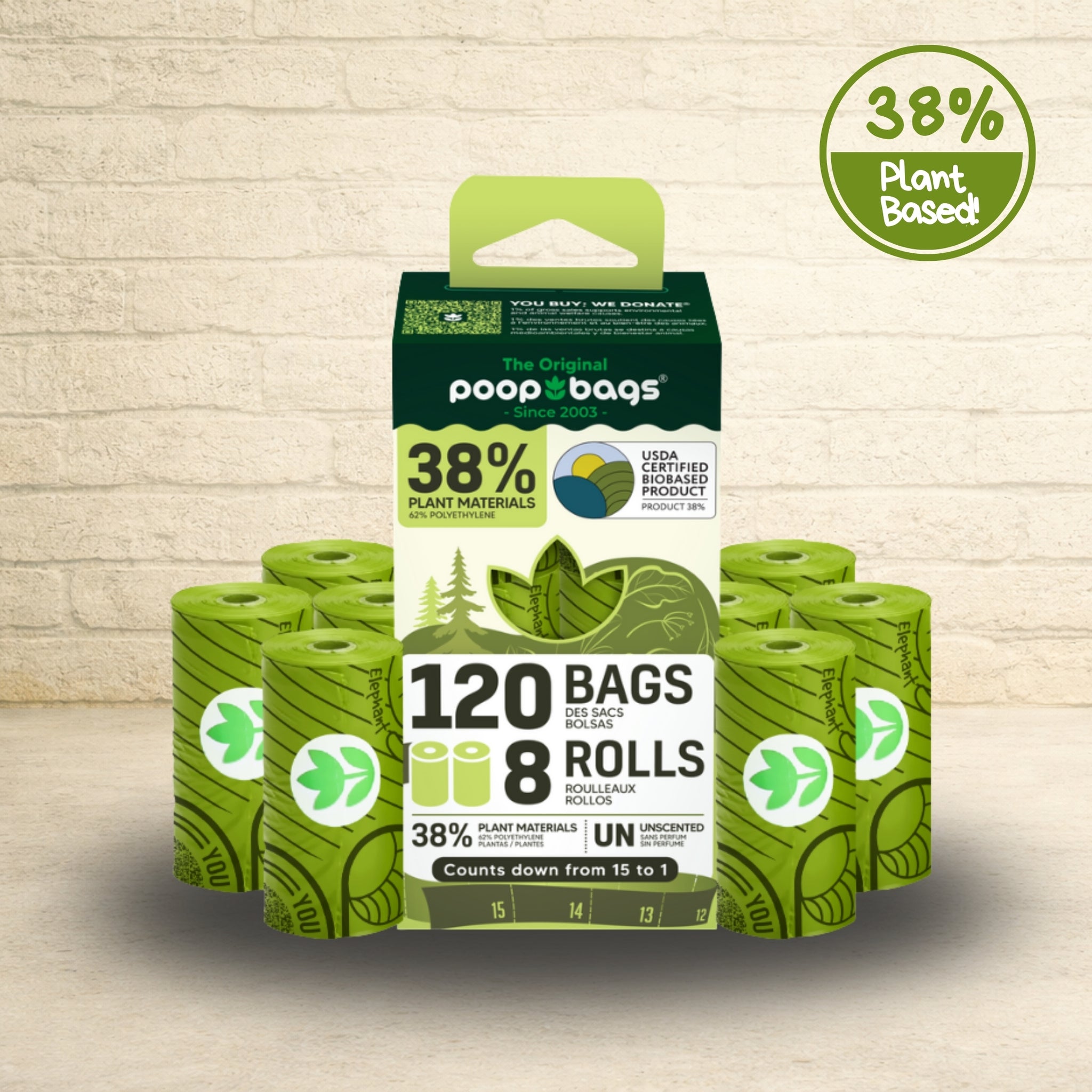 The Original Poop Bags Count Down Rolls